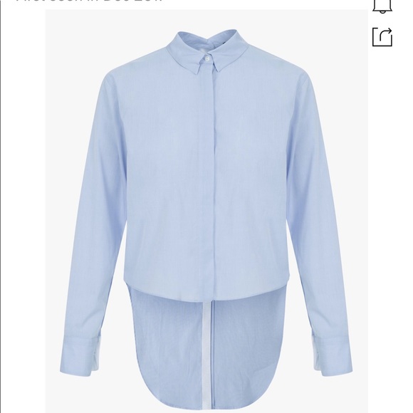 rag & bone | Tops | Rag Bone Calder Reversible Topbaby Blue | Poshmark